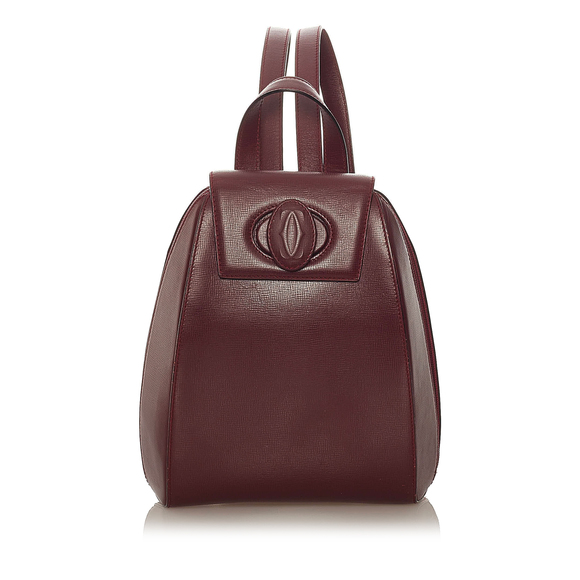 Cartier | Bags | Cartier Must De Cartier Leather Backpack | Poshmark